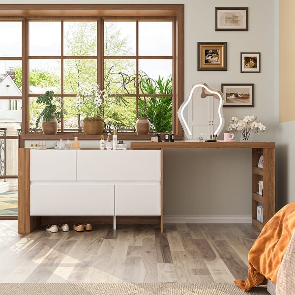 double sided drawer dressing table