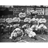 Louisville Colonels American Association baseball club Black and White ...