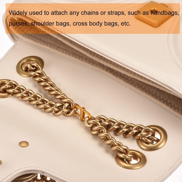 Adjustable Metal Buckles, 2Pcs 22x10mm Chain Shortener Bag Strap Clasps ...