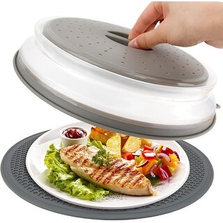 2-in-1 Silicone Food Cover & Microwave Mat - Bed Bath & Beyond - 40500555