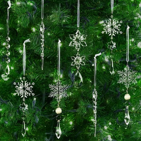 icicles tree decorations