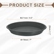Plastic Plant Saucer Round Drip Tray Flower Pot Saucers Flower Base ...