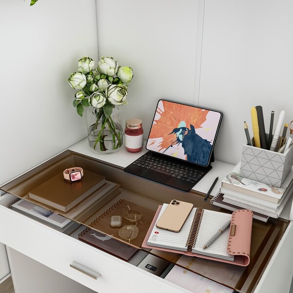 Spacious Combo Wardrobe w Shoe Drawer Makeup Vanity Dressing Cabinet Bed Bath Beyond 38160773