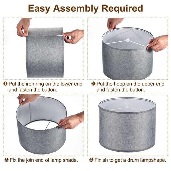 drum lamp shade replacement