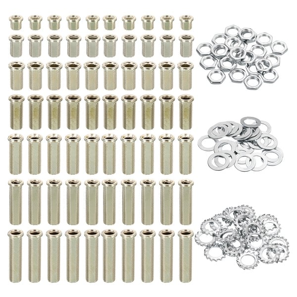 140pcs M10 Round Hollow Screw Bolts Through Hole Bolt Lamp Fasteners ...