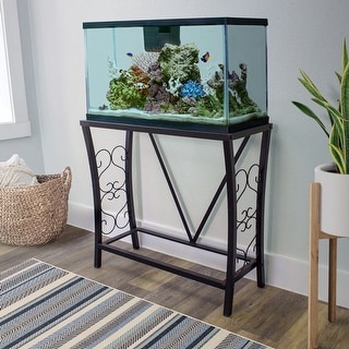 Aquatic Fundamentals 29 Gallon Metal Aquarium Stand - Bed Bath & Beyond ...