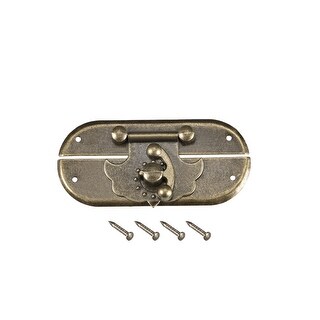 Wood Case Box Hasp 66x30mm Closure Antique Latches with Hook - 66x30mm ...