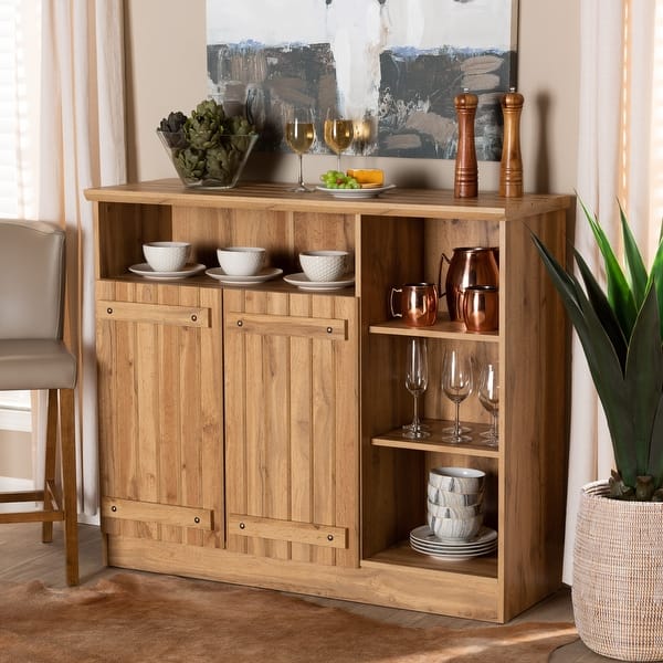 oak dining room buffet