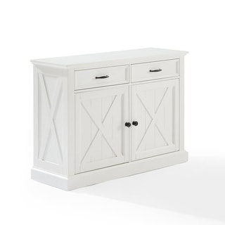 Clifton Sideboard Distressed White - Bed Bath & Beyond - 37998864