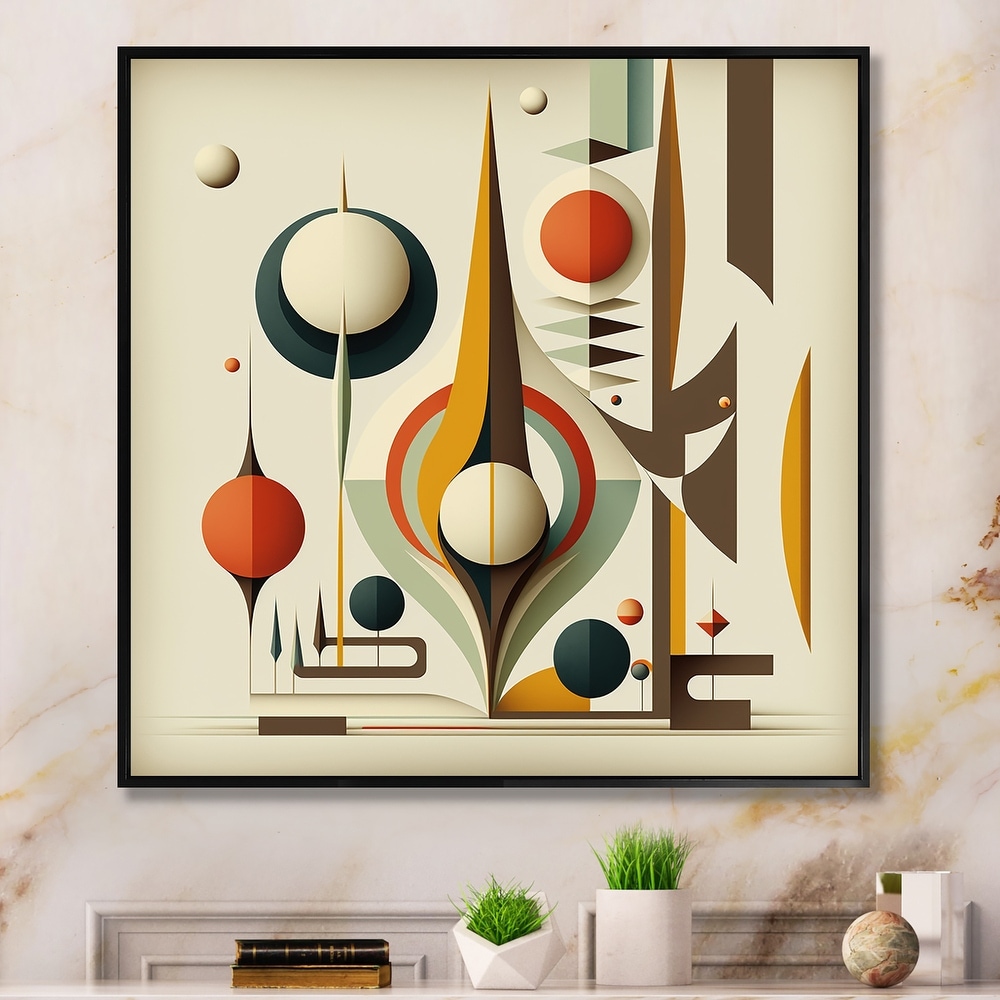 Oversized Mid-Century Modern Art - Bed Bath & Beyond