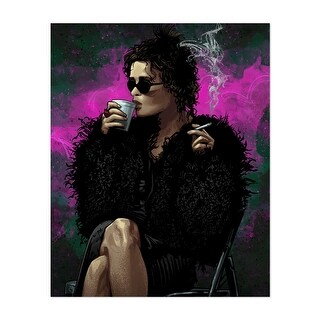 Marla Smoking Digital Fight Club Music Singing Art Print/Poster - Bed ...