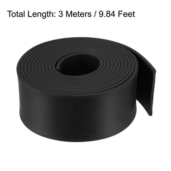Solid Rectangle Rubber Seal Strip 50mm Wide 3mm Thick, 3 Meters Long ...