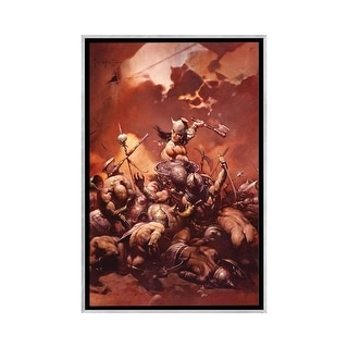 iCanvas "Destroyer" by Frank Frazetta Framed - Bed Bath & Beyond - 37643591