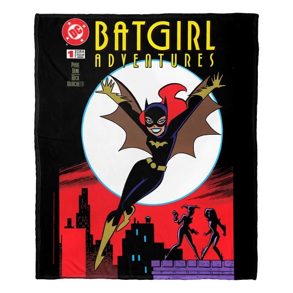 DC Comics Batman Batgirl Adventures Silk Touch Throw Blanket - Bed Bath ...