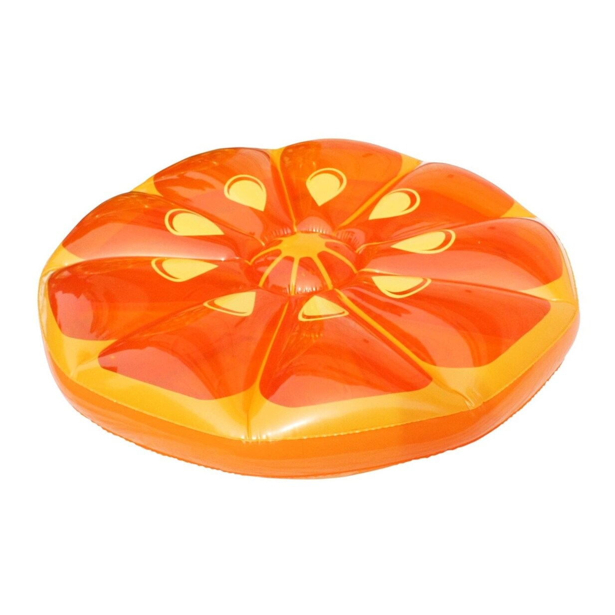 orange fruit slice pool float