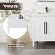 Altair Laurel Bath Vanity with Calacatta White Quartz Stone Countertop ...