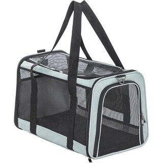 Soft-Sided Dog Carrier Cat Carrier, Lightweight and Collapsible - Bed ...