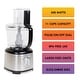 Kenmore 11-Cup Food Processor and Vegetable Chopper, Black & Silver ...