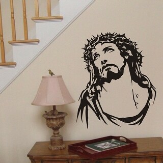 Jesus Wall Decal Removable Sticker Decor Religious Christ 23" x 16 ...