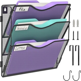 Wall File Organizer 3 Pockets - Bed Bath & Beyond - 39310875