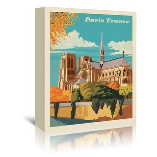 France Paris Notre Dame by Anderson Design Group Wrapped Canvas ...