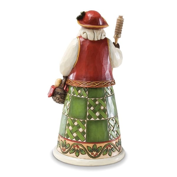 Curata Greetings From Babbo Natale Italian Santa Figurine - Bed Bath ...