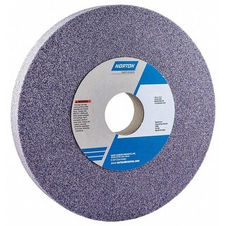 Norton Abrasives Grinding Wheel,T1,10x1x2,AO,46G,Med,Prpl 66253160749 ...