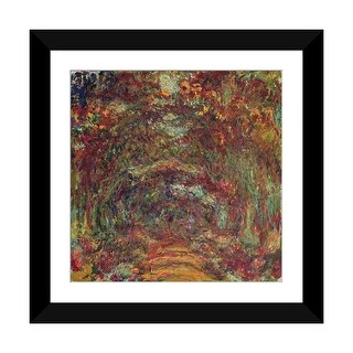 iCanvas "The Rose Path, Giverny, 1920-22 " by Claude Monet - Bed Bath ...