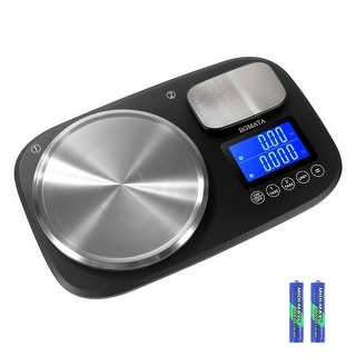 Large Dual Platform Digital Kitchen Scale with Two Precisions 0.1g/0 ...