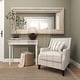White Wood Intricately Carved Slim Scroll Console Table with Turned ...