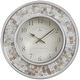 FirsTime & Co. Pearl Mosaic Wall Clock, American Crafted, White ...
