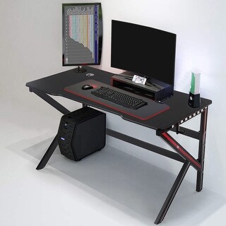 Gaming Computer Desk PC Workstation Table Gamer Streamer Coder ...