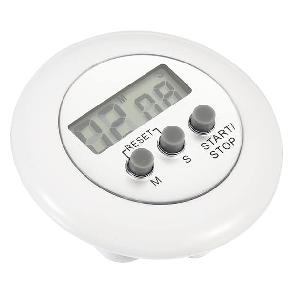 Round Digital Timer, Count Down UP Clock with Magnetic, Big LCD Display ...