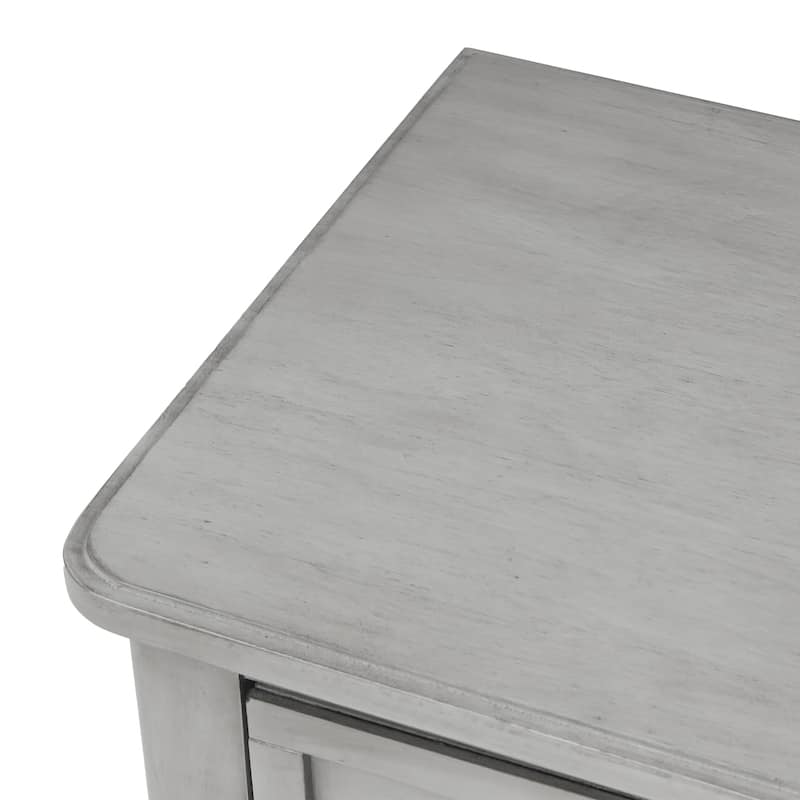 Narrow Console Table with Three Storage Drawers and Bottom Shelf ...