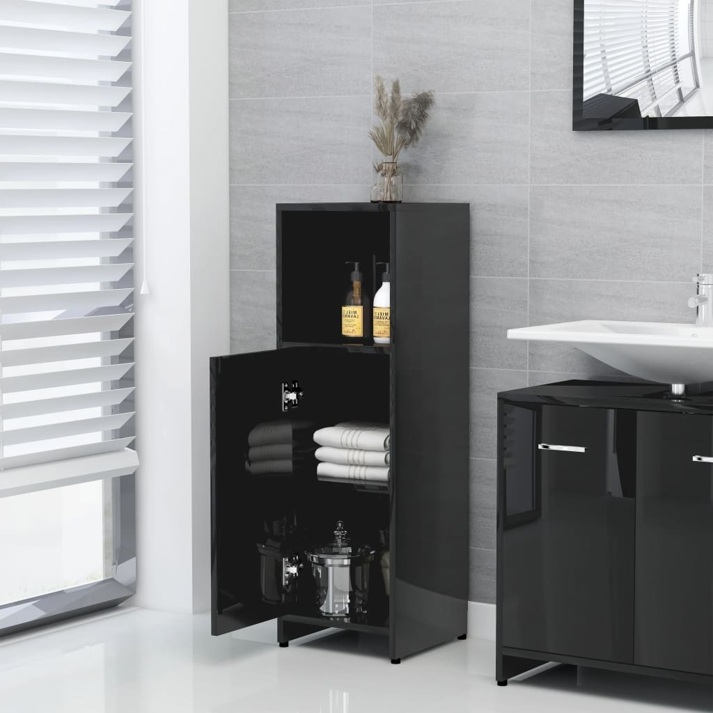 Gloss bathroom storage store