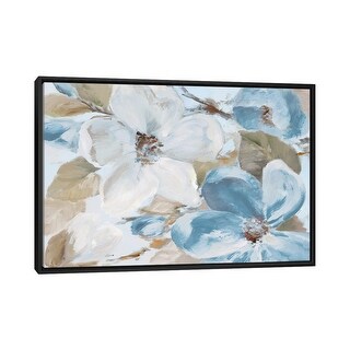 iCanvas "Neutral Silently Bloom I" by Lanie Loreth Framed Canvas Print ...