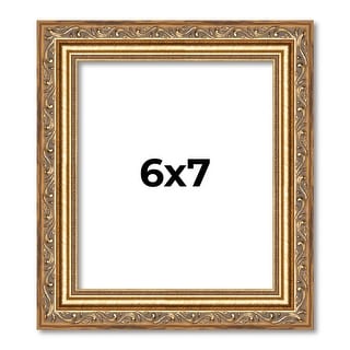 6x7 Frame Red Solid Wood Picture Frame Width 1.75 Inches | Interior ...