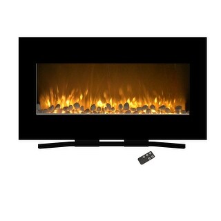 Northwest 36 inch Fireplace Color Changing Wall Mount Floor Stand - Bed ...