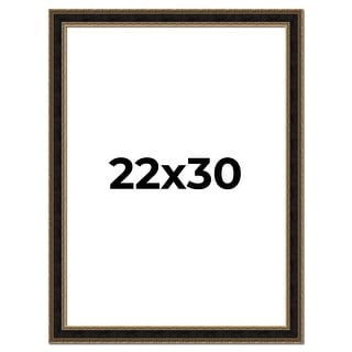22x30 Frame Gold Antique Vintage Sold Wood Picture Frame | 1.75 Inch ...