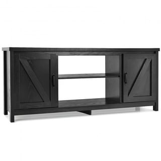 59 Inches TV Stand Media Console Center with Storage Cabinet - 59" x 16 ...