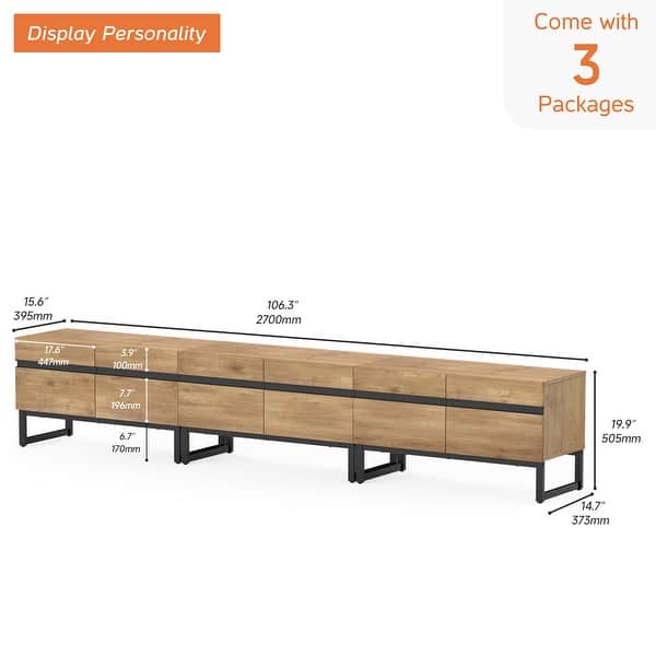 Modern TV Stand for TVs up to 110 inch - Bed Bath & Beyond - 38454366