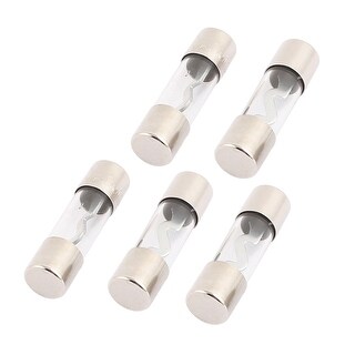 5 Pcs Standard Glass Car Audio Power Wire AGU Fuses 100A 38mm x 10mm ...