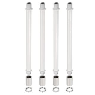 4set M10x1 Threaded Extension Rod Kit 150mm Coupling Nut with Pipe Hex ...