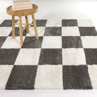 Reinhart Checkered Area Rug - Bed Bath & Beyond - 38197305