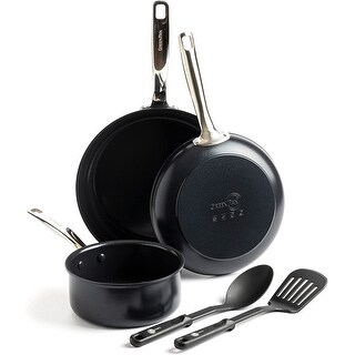 GreenPan Chatham Black Prime Midnight Hard Anodized Healthy Ceramic ...