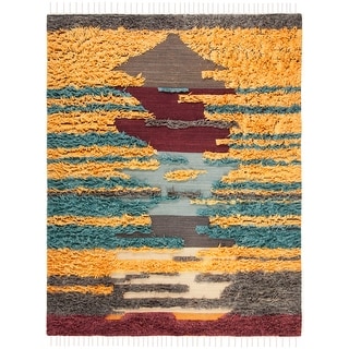 SAFAVIEH Hand-knotted Kenya Londyn Southwestern Tribal Wool Rug - On ...