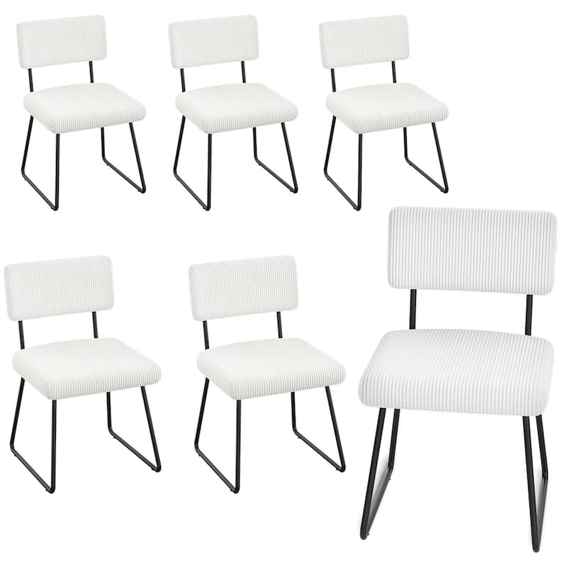 Metal, Set of 6 Dining Chairs - Overstock