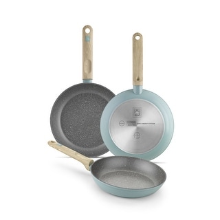 BRA Nordic Forged Aluminum Non-Stick Frying Pan Set of 3 - Bed Bath ...