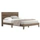 GALANO Layton Wood Frame Queen Platform Platform Bed with Headboard ...