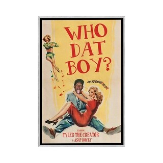 iCanvas "Who Dat Boy" by Ads Libitum Framed - Bed Bath & Beyond - 37725434